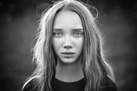 Woman Model Black And White Camera Face Wallpaper Coolwallpapersme