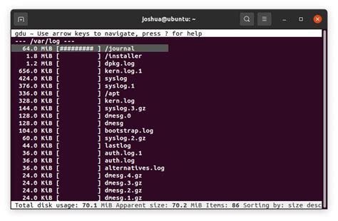 how to install and use gdu disk usage analyzer on ubuntu 20 04 zp