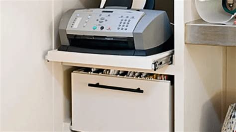 Printer Storage Ideas 12 Clever Ways To Store Or Hide Your Printer