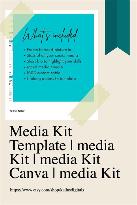 Media Kit Templatemedia Kitmedia Kit Canvamedia Kit Influencermedia Kit