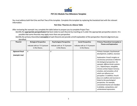 Psy 211 Module Two Milestone Template Ncejomunicipaldechinu