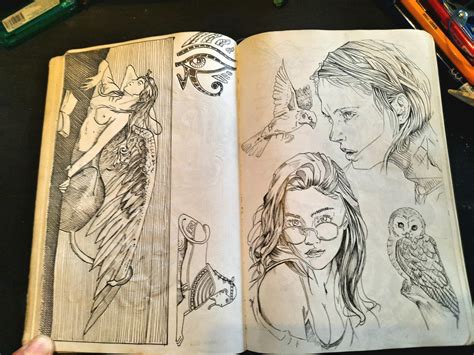 Sketchbook Spread 2021 Pg2 By Thirstyrover On Deviantart