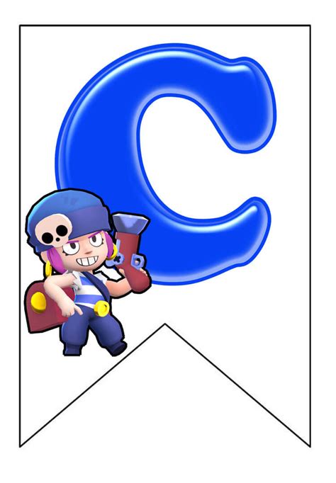 Растяжка С Днем Рождения в стиле Бравл Старс (Brawl Stars)