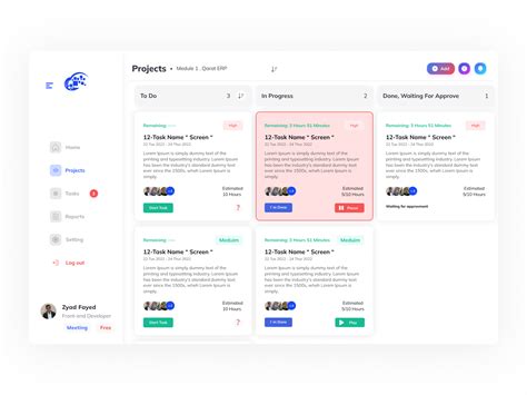 Task Manger By Ahmed Serag On Dribbble