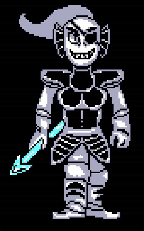 [undertale] Undyne Sprite By Arlekeng On Deviantart