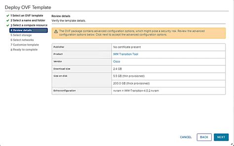 Cisco Intersight Managed Mode Transition Tool User Guide 4 X Installing Cisco Intersight
