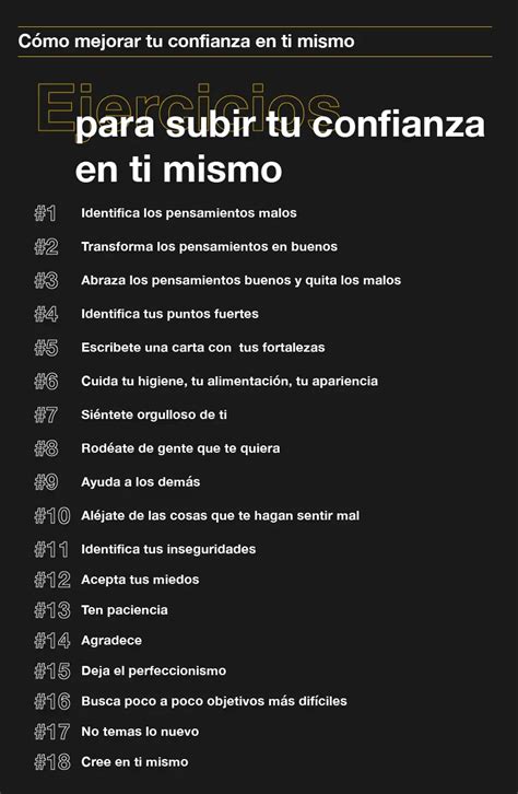 Cómo tener confianza en uno mismo clave del éxito personal y