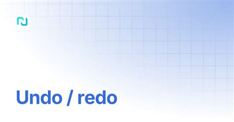 Undo Redo Nedyx