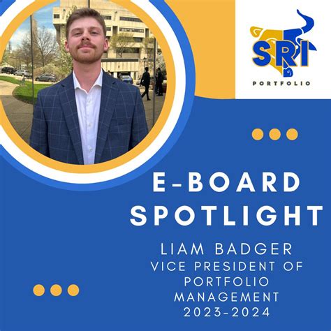 Liam Badger Our Vice President Of Portfolio Management Is A Rising Senior Majoring In Finance