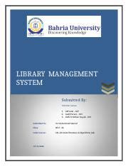 DSA Lab Project Report Docx LIBRARY MANAGEMENT SYSTEM Submitted By