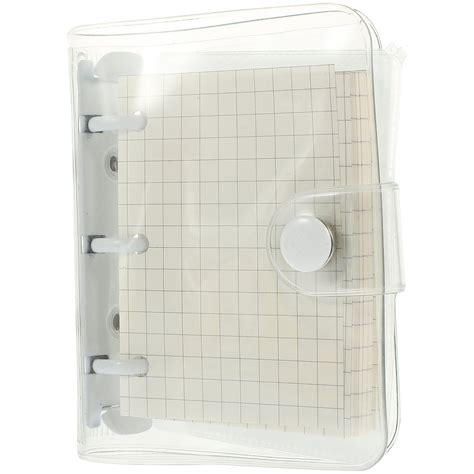 Loose Leaf Ledger Portable Notebook Smooth Writing Notepad Small Binder