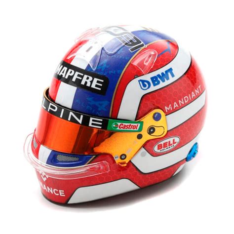 Spark Scale Driver Helmet Esteban Ocon 2022 Alpine F1 15 Scale