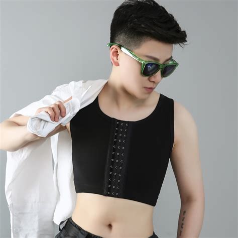 Breathable Chest Binder Full Bandage Buckle Breast Binder Tight Tomboy