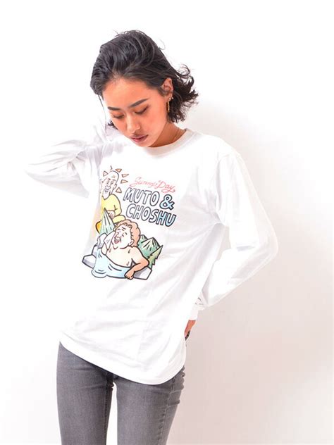 長州 力 武藤 敬司 Tシャツ 長袖 レディース メンズ 温泉 太陽 プリント 大きいサイズ 綿 100％ かわいい おしゃれ ゆったり
