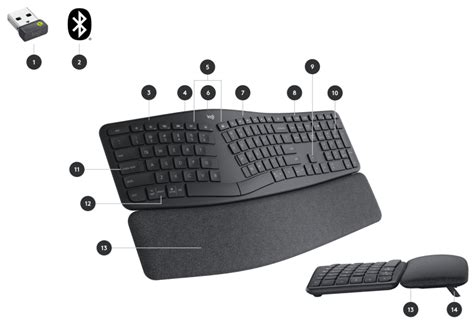 Logitech Ergo K860 Business Ergonomic Wireless Keyboard