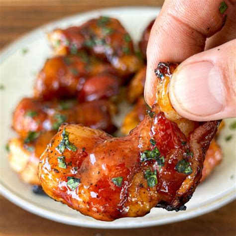Grilled Bacon Wrapped Shrimp Smoked Bbq Source