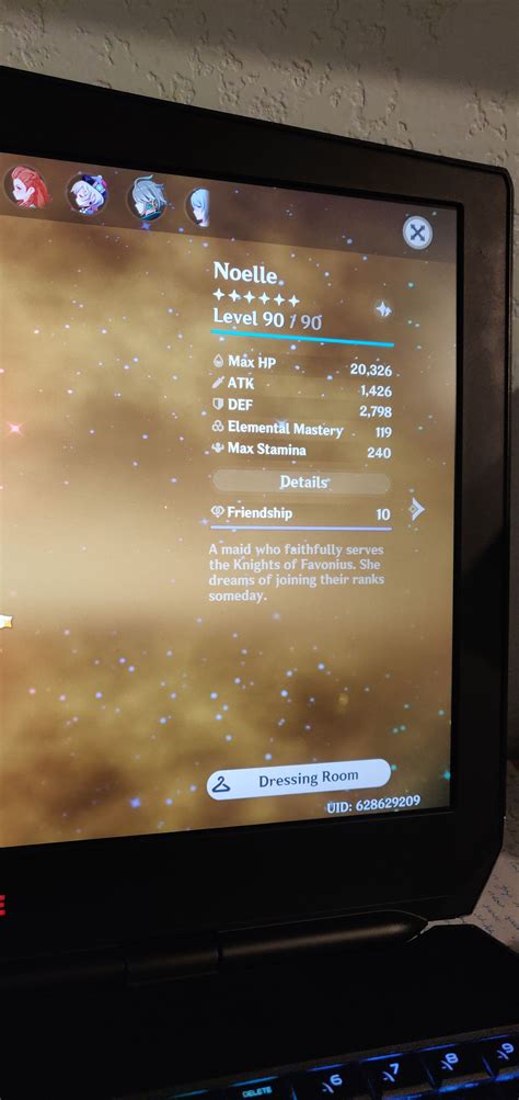 My Noelle S Stats During Combat Genshin Impact Hoyolab