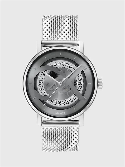 Skeleton Dial Automatic Watch Ck Iconic Calvin Klein® Wu25300004000