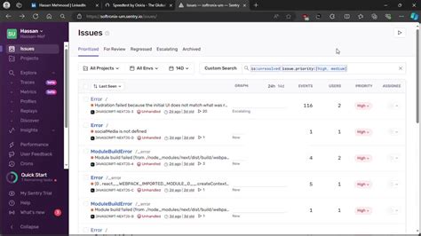 Hassan Mehmood On Linkedin Webdevelopment Sentry Javascript