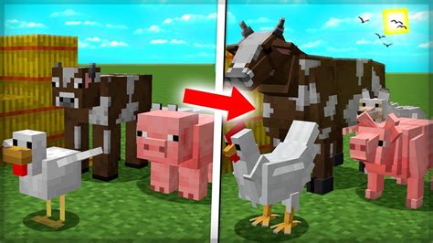 Os Animais Do Minecraft Mais Bonitos Em 3d Youtube