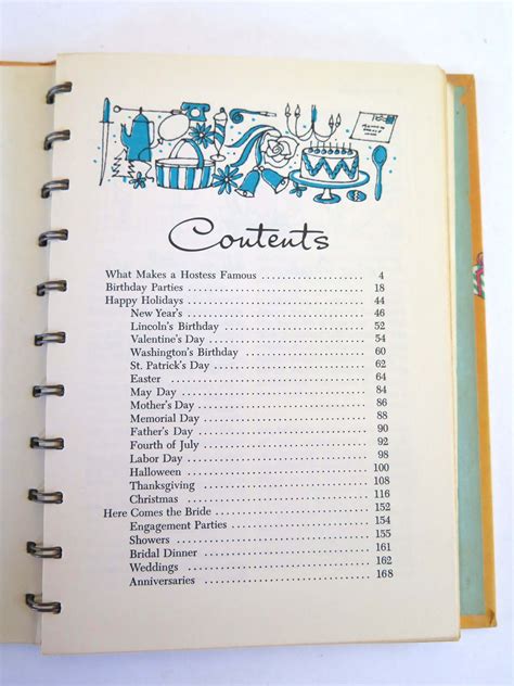 Betty Crocker S Party Book 1960 First Edition Third Etsy