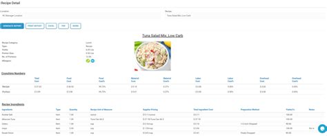 Recipe Costing Software Features Recipe Costing Software