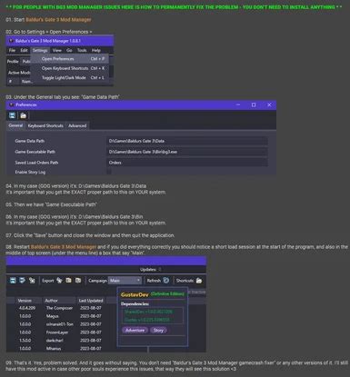 Baldur S Gate 3 Mod Manager Gamecrash Fixer At Baldur S Gate 3 Nexus