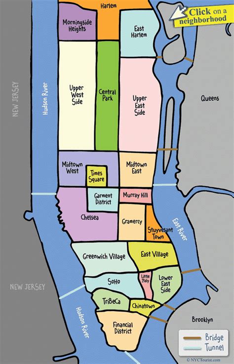 Printable Nyc Neighborhood Map Printable Map Of The United States