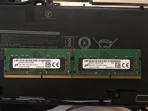Notebook Ram Sodimm Ddr4 2400 8gb 2條 16gb 450 電腦＆科技 手提電腦 Carousell