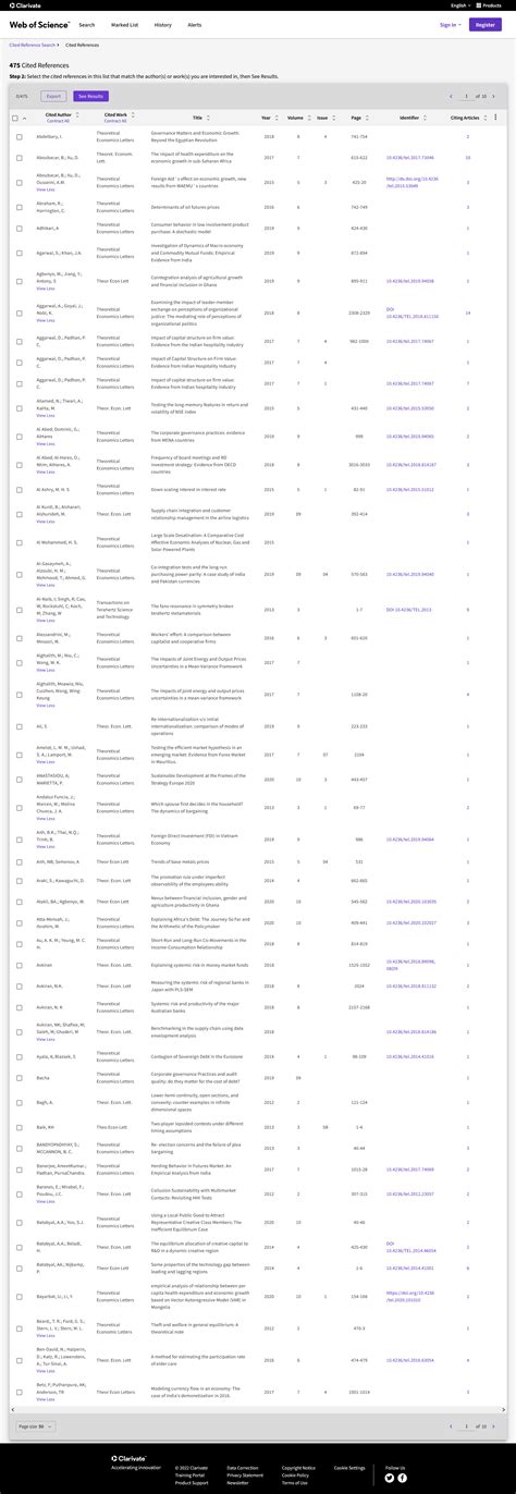 Indexing Tel Scientific Research Publishing