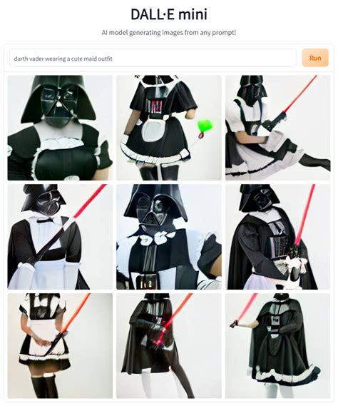 Darth Vader Wearing A Cute Maid Outfit R Weirddalle