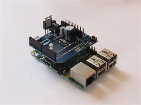 arduberry and raspberry pi model b