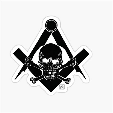 Hiram Abiff Masonic Alchemy Widows Son Sticker For Sale By Shall1983