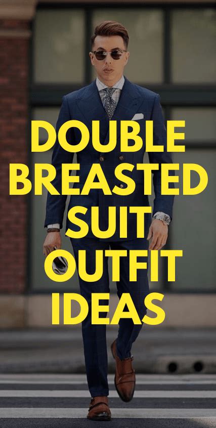 11 Prodigious Double Breasted Suits Every Man Can Wear