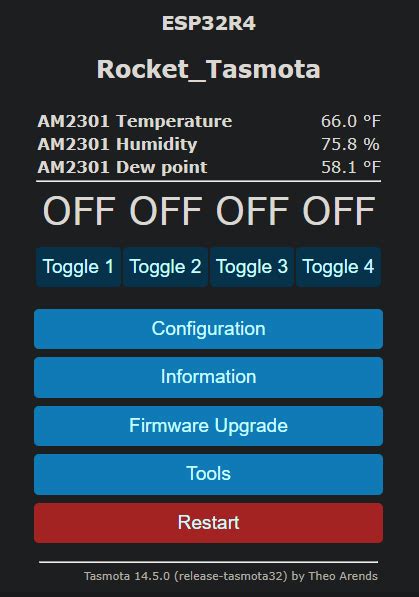 Esp32 Am2301 Tasmota Celsius To Fahrenheit To Celsius Issue