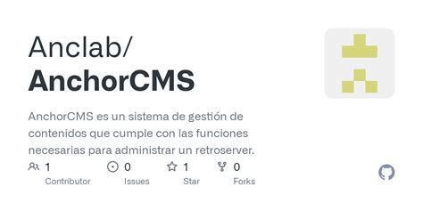 github anclab anchorcms anchorcms es un sistema de gestión de