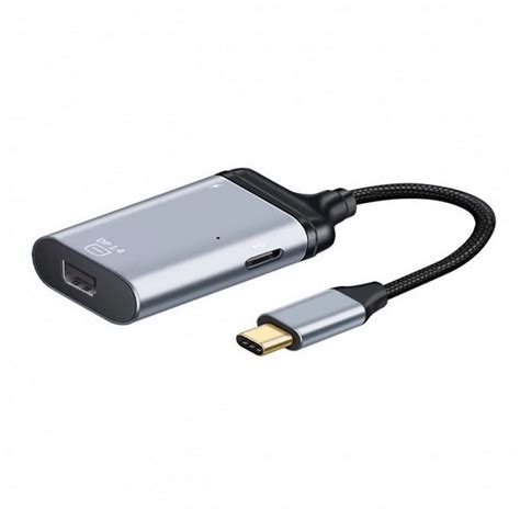CY USB C Type C To Mini DP Displayport Monitor Converter Adapter K K Hz With Female PD Power