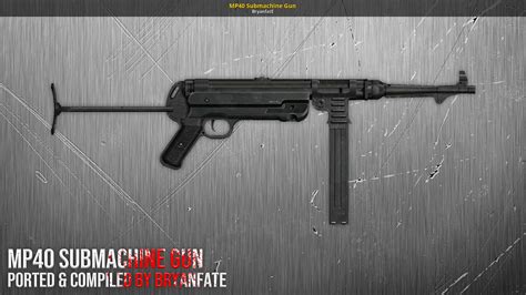 Mp40 Submachine Gun Mod For Counter Strike 16 Cs16 Mods