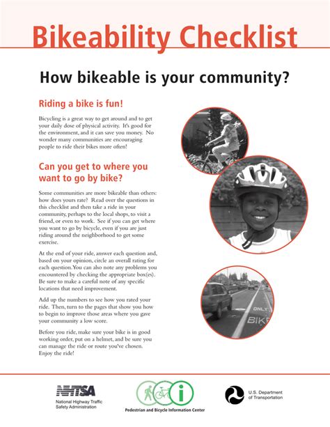 Idot Bikeability Checklist Documentcloud