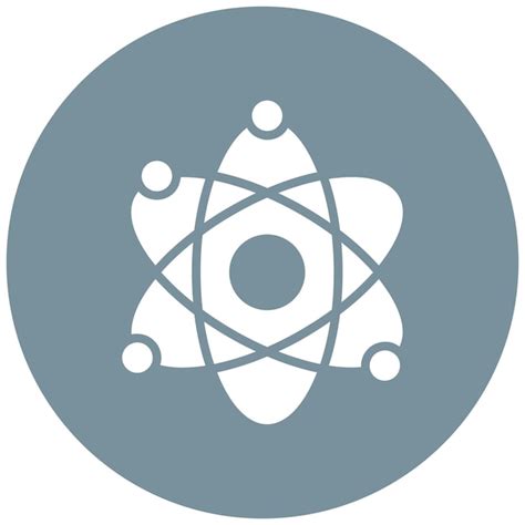 Premium Vector Atom Vector Illustration Style