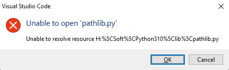 Clicking On Path In Exception Traceback Shows Error On Windows Issue Microsoft