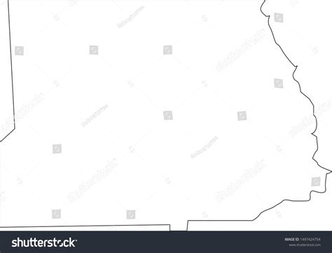 Copiah County Map State Mississippi Stock Vector Royalty Free