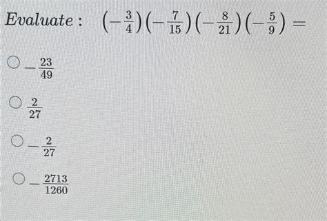 Solved Evaluate Chegg