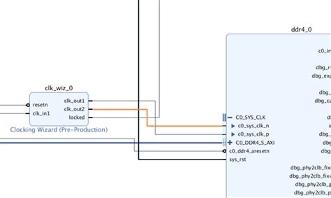 Differential Clock Using Clock Wizard