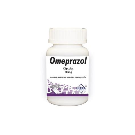 Ultra Lab Omeprazol 20 Mg 120 Capsulas Gen 120 Pz H E B México