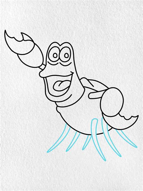 Sebastian The Crab Coloring Pages 2025