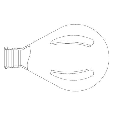 Buchi 8751 Evaporating Flask 100ml 24 40 Standard Taper Joint Ea