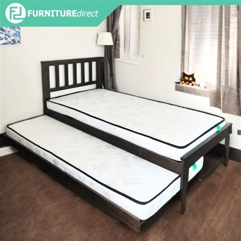 Loft Design Hadley Single Size Wooden Bed Frame With Pull Out Bed Katil Kayu Pull Out Lazada