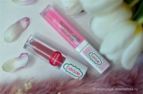 Средства для губ Estrade: Treatment Lip Oil и Tint Velours Amelie ...