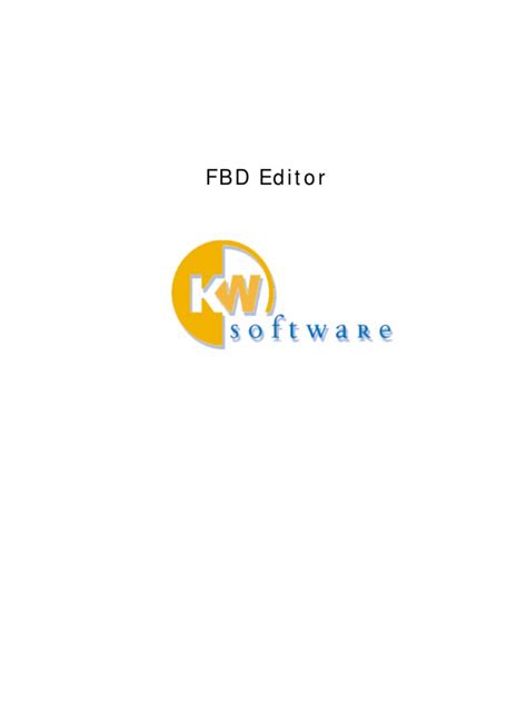 Fbd Editor Pdf Scope Computer Science Menu Computing